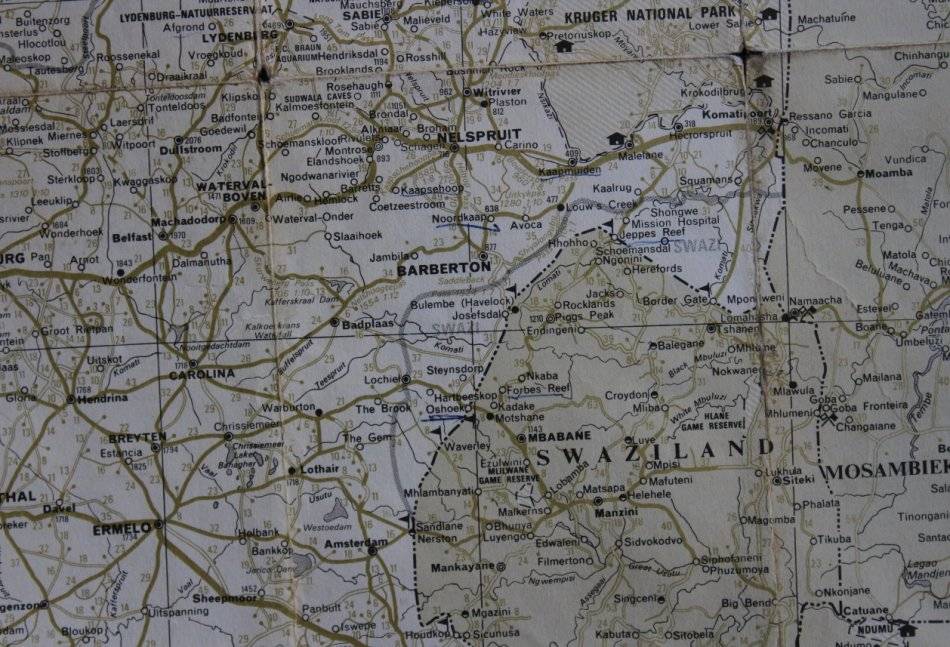 Maps - Vintage AA Folded Road Map of the Transvaal 1978 was listed for ...