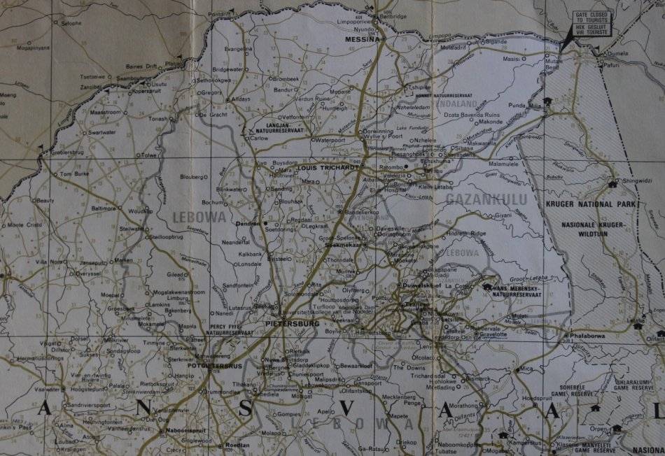 Maps - Vintage AA Folded Road Map of the Transvaal 1978 was listed for ...