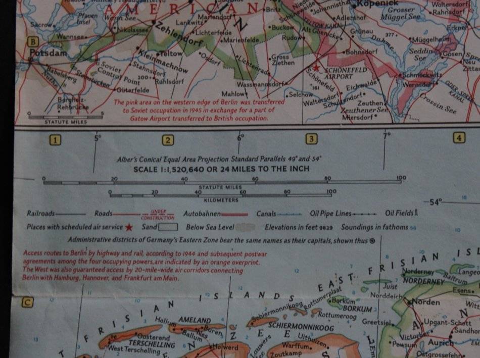 Maps - Vintage National Geographic Map of Germany 1959 was listed for ...