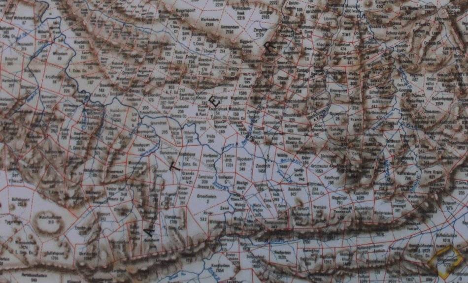 Maps - Jeppes Map Of The Transvaal 1899, Reproduction Print Wall Map ...