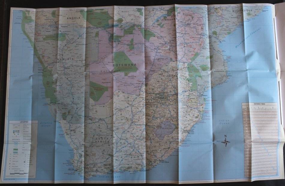 Maps - Map Studio 2nd Edition Southern Africa Folded Map was listed for ...