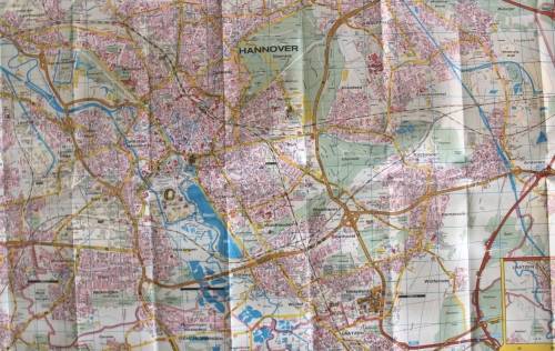 Maps - Stadtplan Hannover by Falk Plan Folded Map 1996 for sale in Cape ...