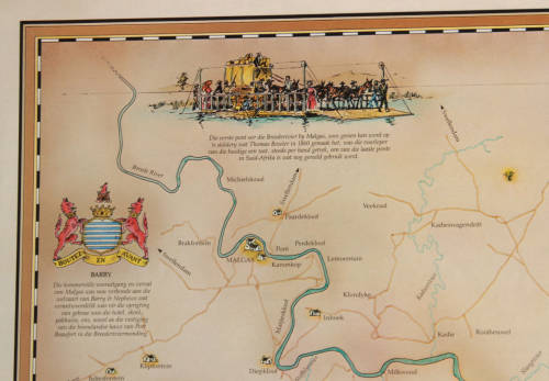 Maps - Malgas Breede River Pictorial Map and History Poster was listed ...