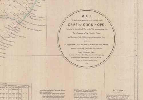 Maps - Cape of Good Hope Eastern Frontier 1836 Poster Map Digital ...