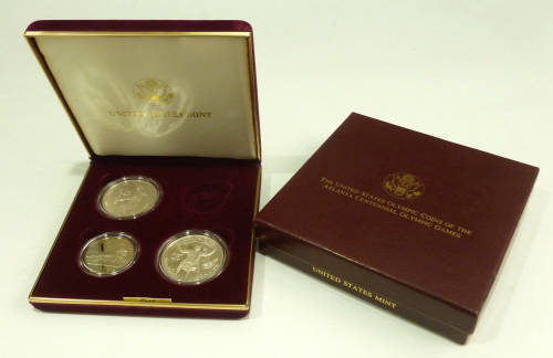 Proof sets - 1996-P United States Mint 4 Coin Proof Set Wheelchair and ...