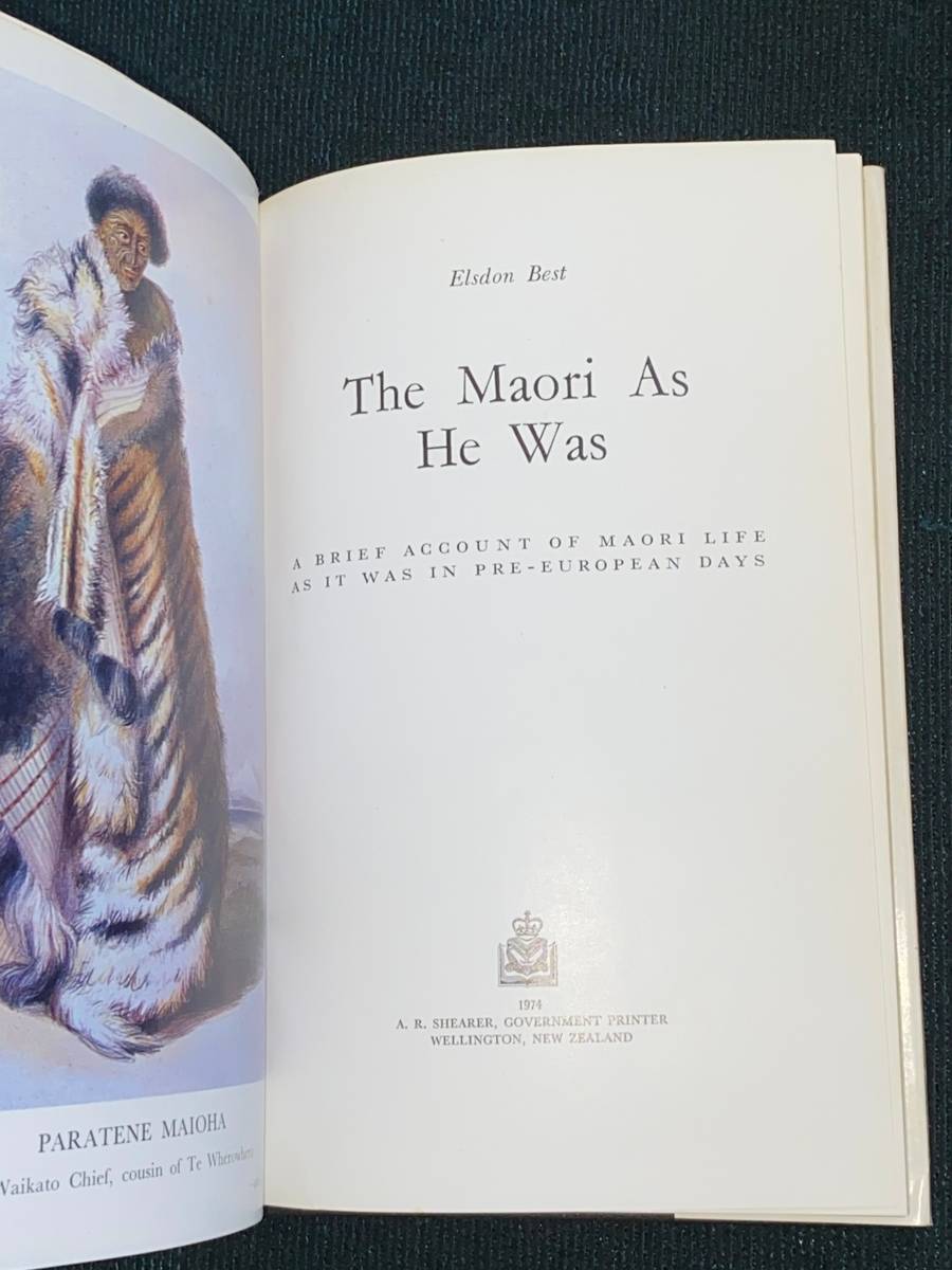 History & Politics - THE MAORI AS HE WAS BY ELSDON BEST for sale in ...