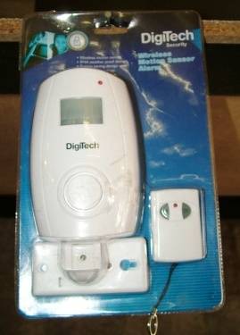 Alarm Systems - DIGITECH WIRELESS MOTION SENSOR ALARM with wall bracket ...