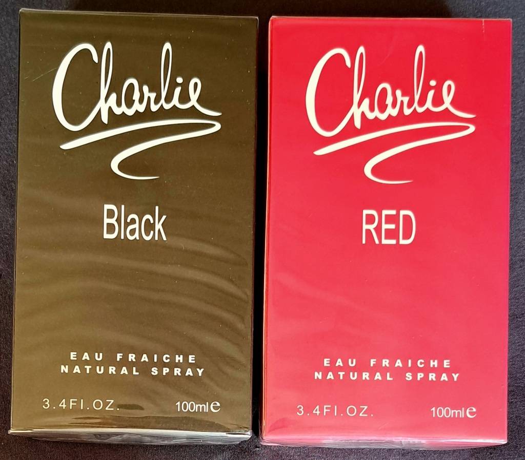 Perfume & Scent Bottles - CHARLIE RED AND CHARLIE BLACK NATURAL SPRAY ...