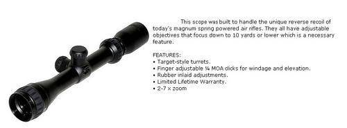 Airsoft Guns - Norica West (Marvic Gold) air-rifle with FREE High ...