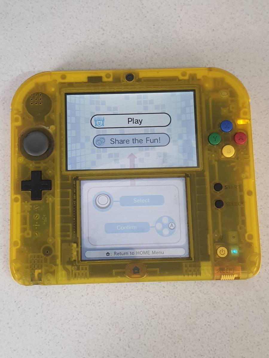 Nintendo - #16 SUPPER RARE Nintendo 2DS 4GB Handheld Console - Yellow ...