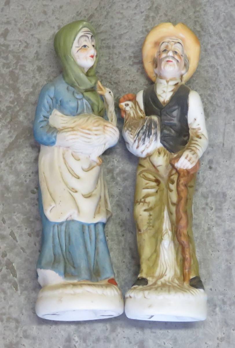 Porcelain & Ceramic - Grandma and grandpa ceramic figurines was sold ...