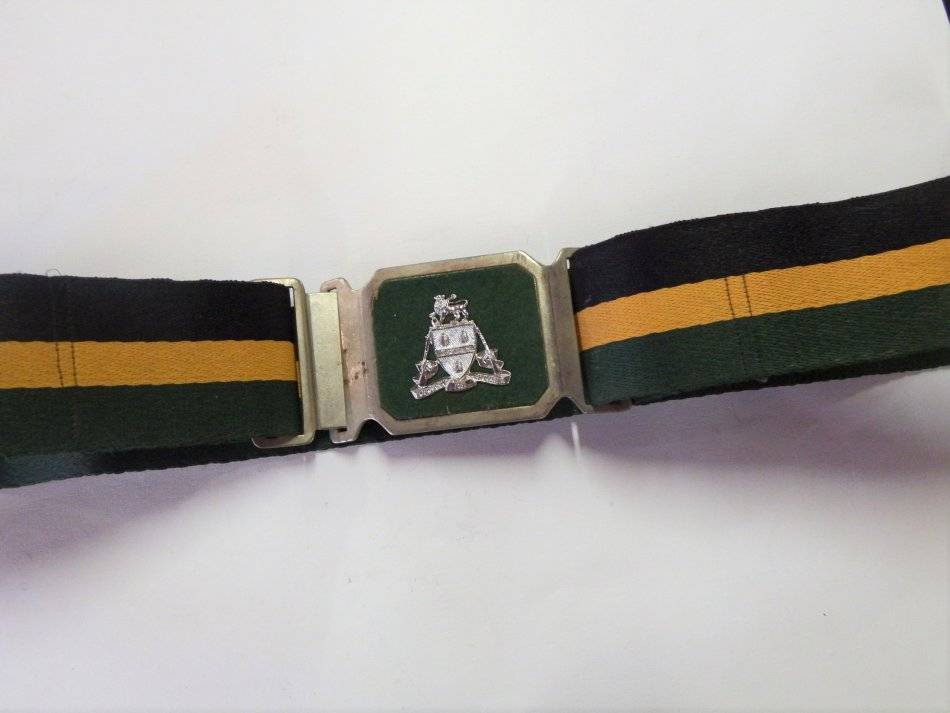 Belts & Buckles - SADF Johannesburg regiment stable belt with infantry ...