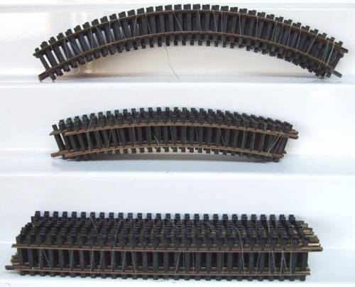 Track - FLEISCHMANN HO: 23pc Mixed Brass Track in fair used condition ...