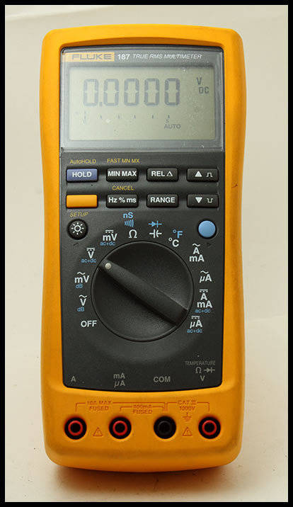 Test Equipment - FLUKE 187 Dual display Professional Multimeter ...