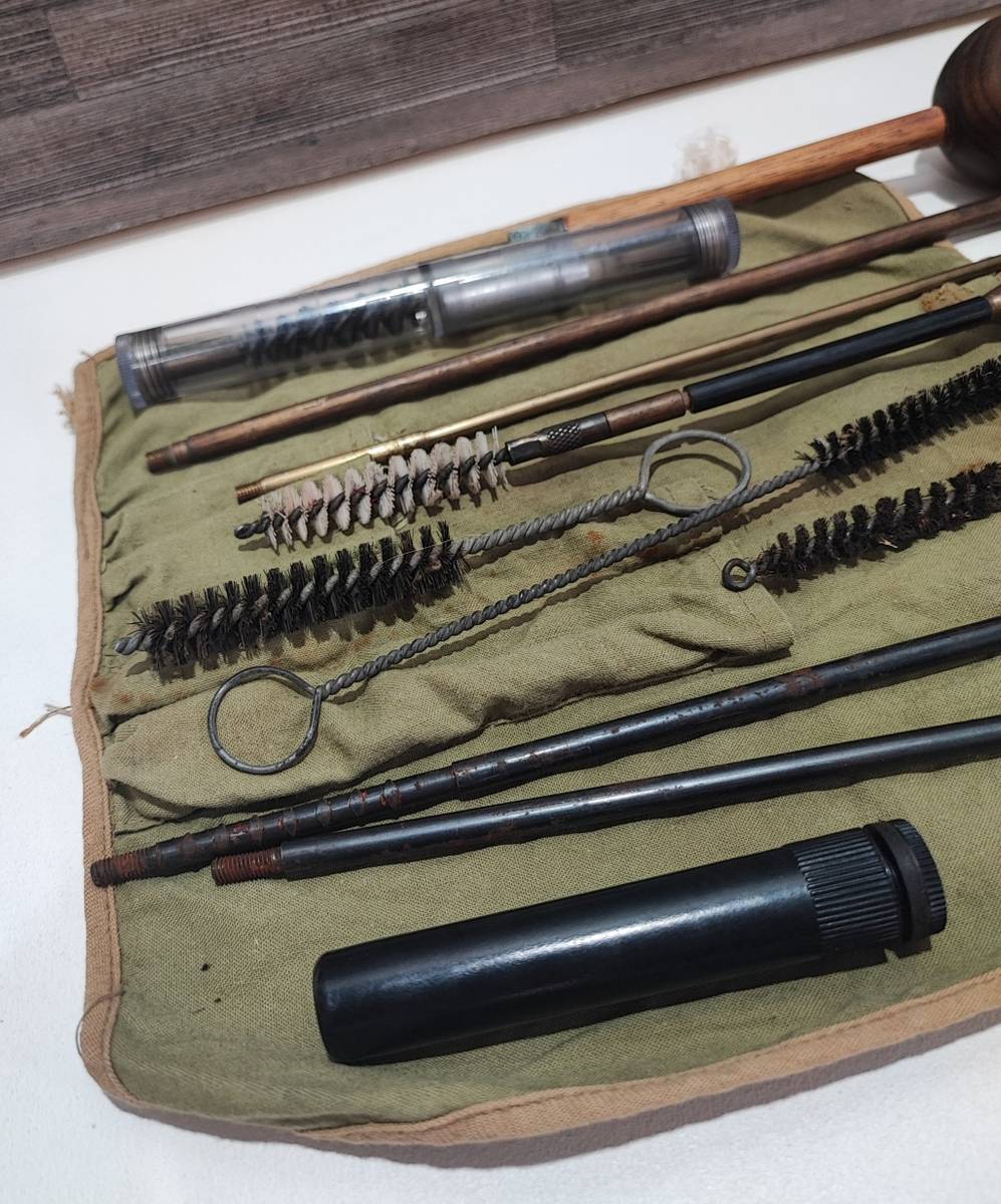 Other Antiques & Collectables - Vintage Gun Cleaning Kit with Extras ...