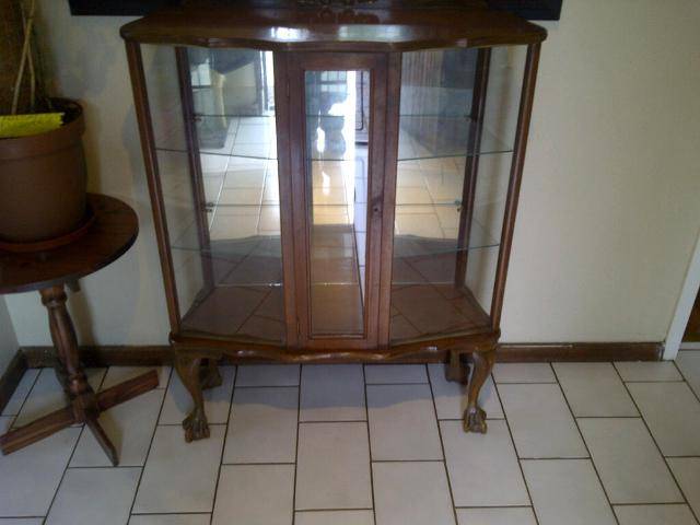Other Antiques & Collectables - Ball and Claw Display Cabinet ...