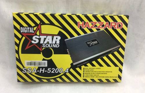 Amplifiers & Equalizers - Starsound Hazard Series 5200 4channel Car ...