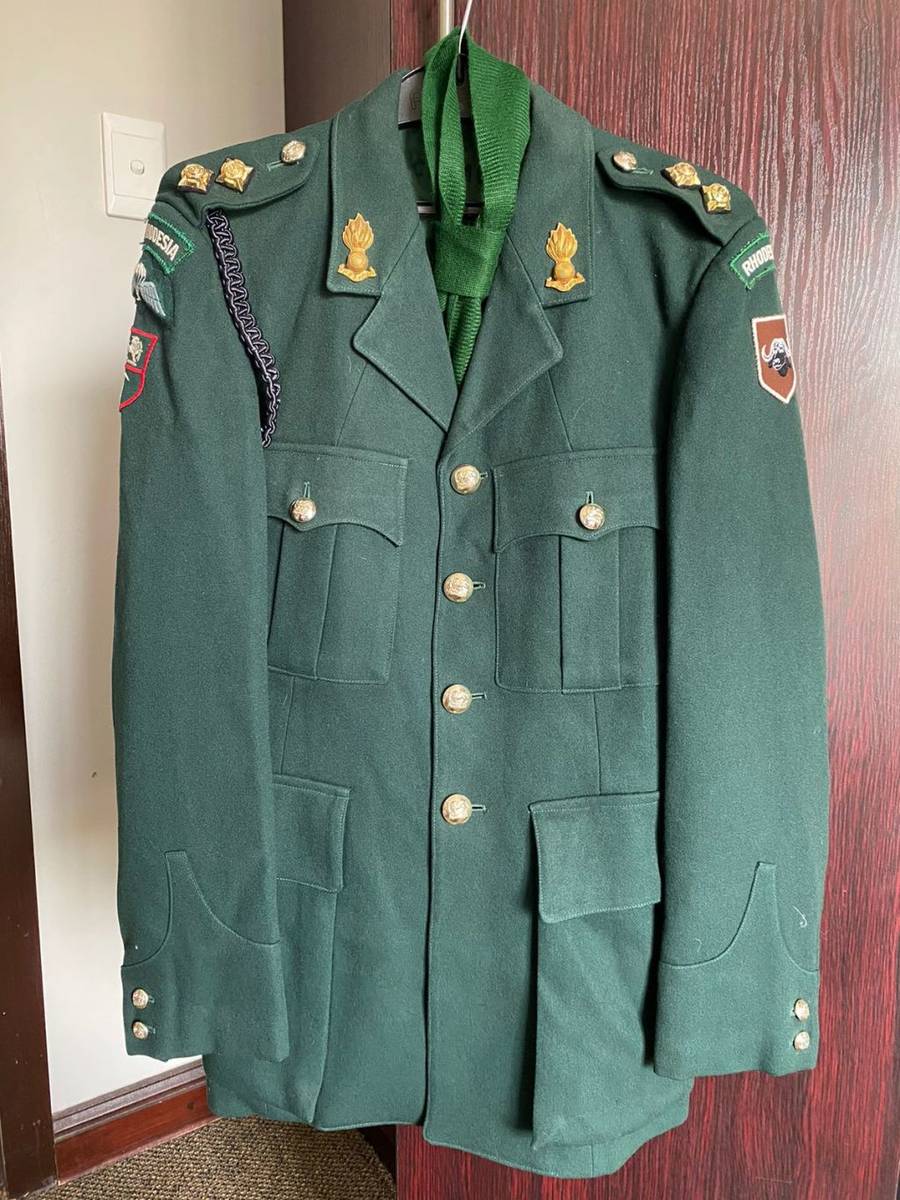 Uniforms - COMPLETE RHODESIAN GREENS UNIFORM TO A.J. CAMERON 781344 RHE ...