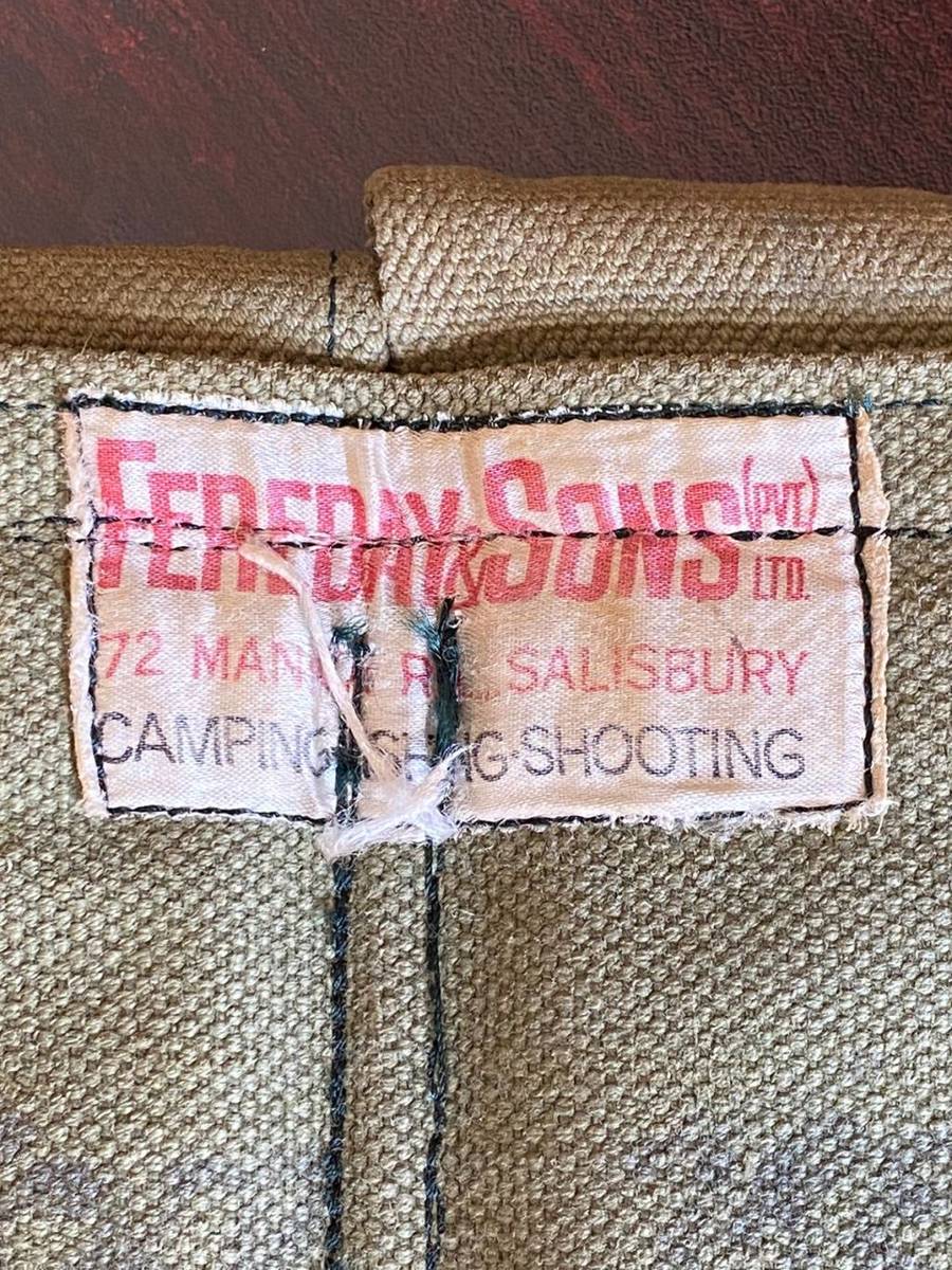 Kit - ORIGINAL,BATTLE USED,RHODESIAN CHEST WEBBING-LABELLED AND MADE BY ...