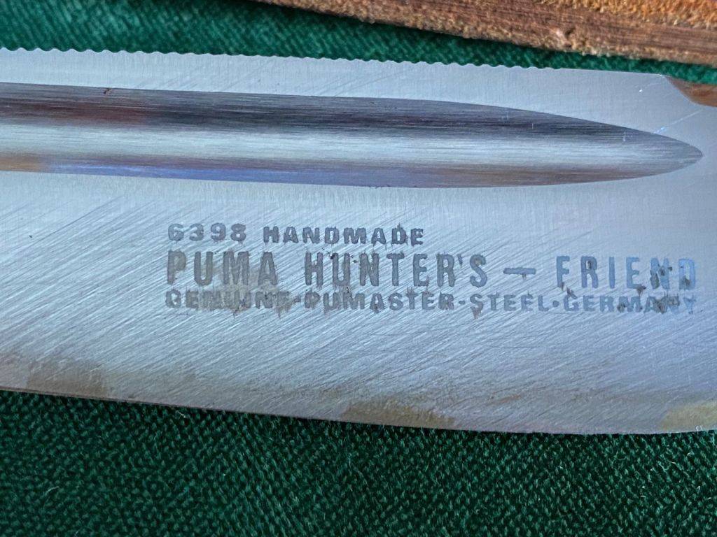 Knives & Daggers - ORIGINAL PUMA HUNTERS FRIEND WITH GENUINE STAG ...