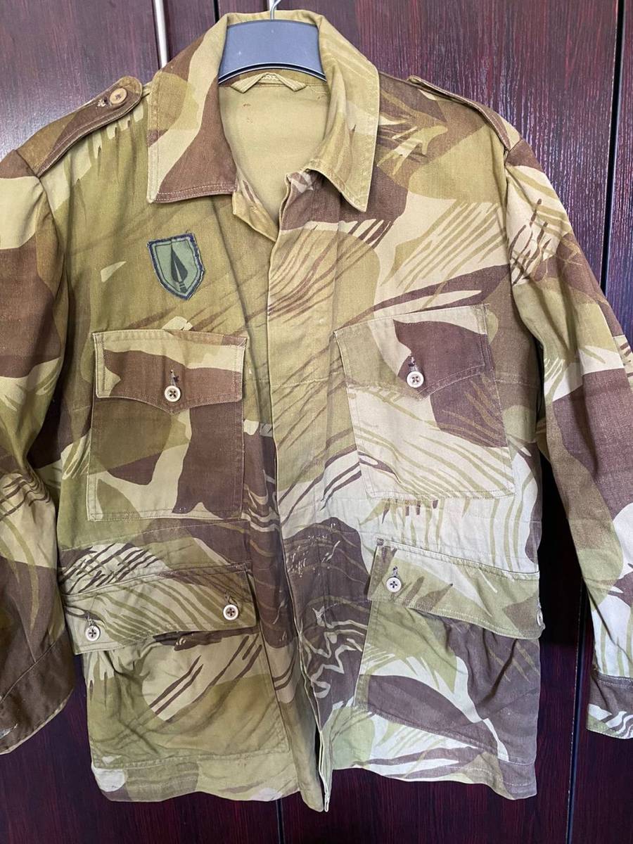 Uniforms - RHODESIAN BRUSHSTROKE DRY SEASON CAMO JACKET-A VERY RARE ...