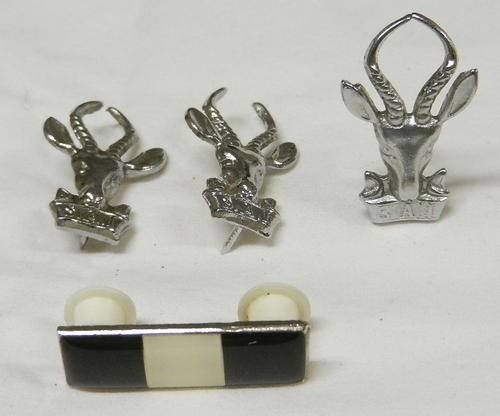South African Army - SA RECCE BERET INSIGNIA CHROMED CAP WITH LUGS AND ...