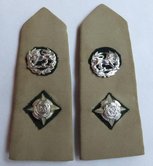 International Badges & Insignia - RHODESIAN ARMY RANK BOARDS PAIR FOR ...