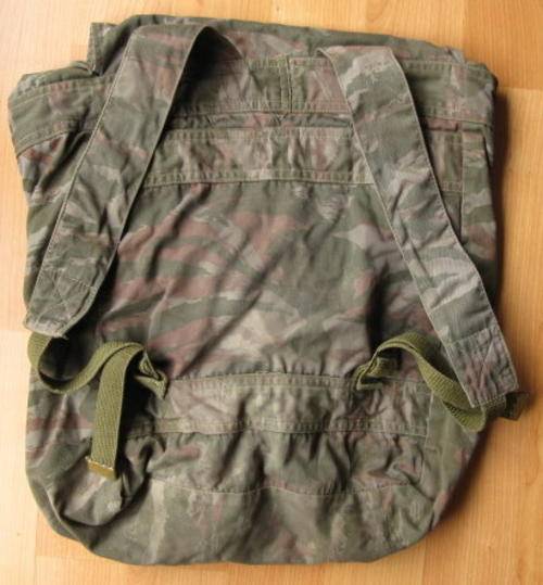 Kit - NO. 2587) RECCE COPY - CUBAN LIZARD CAMO PATTERN BACK PACK. was ...