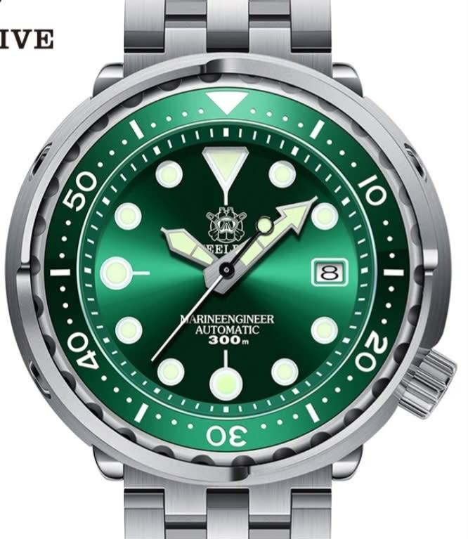 Men's Watches - Steeldive 300m Marine Engineer Automatic Seiko Tuna ...
