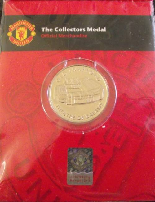 Tokens - Manchester United Collectors Medal Coin - Official - Old ...