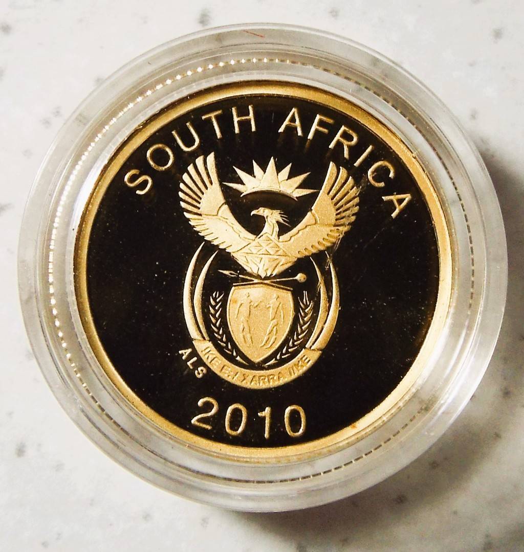 Gold & Bullion Coins - Rare 2010 1/10 oz 24ct gold R1 Fifa coin (solid ...
