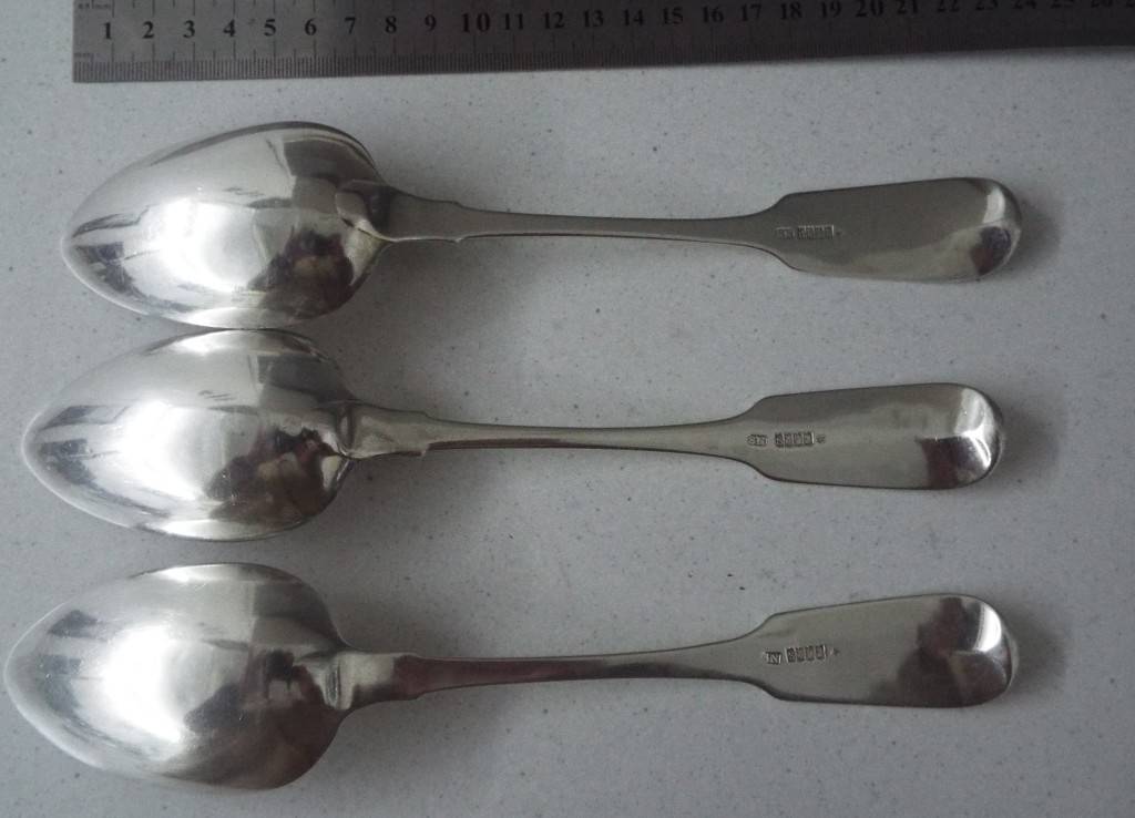 Silver - REAL WOW WOW WOW ,,Antique English SPOONS full of hallmarks ...