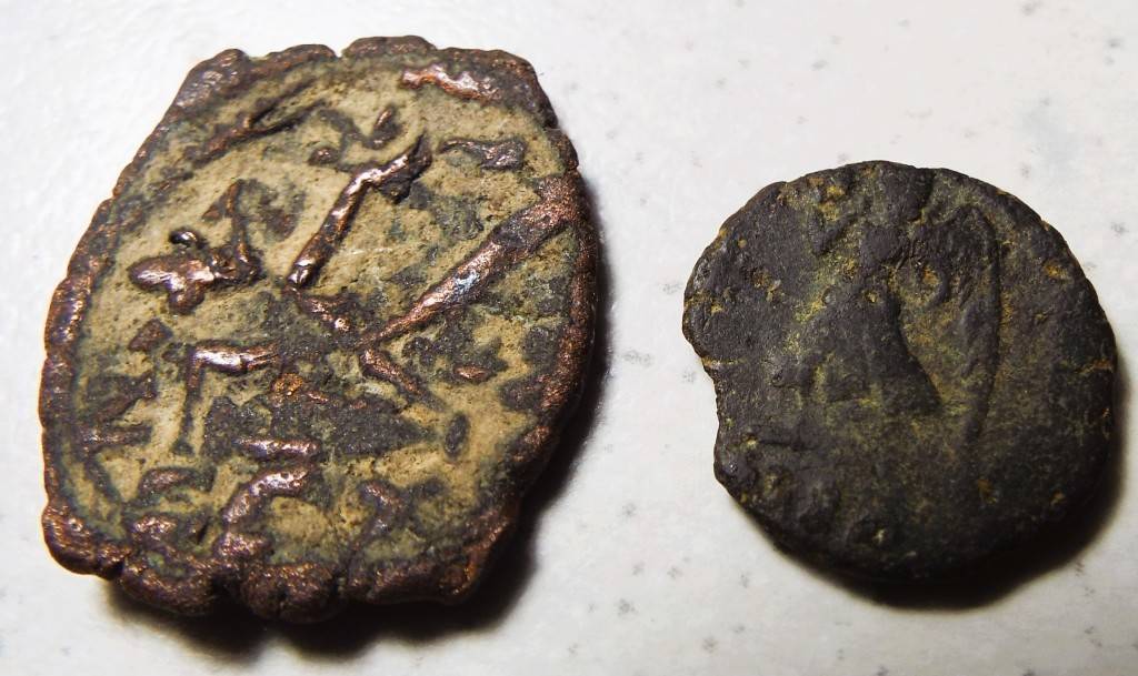 Ancient & Shipwreck - RARE Ancient Roman Coins x 2 ,,,2000 year old ...