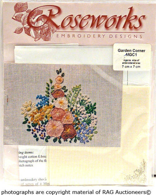 Needle Crafting - Roseworks Embroidery Designs and Kit was sold for R41 ...