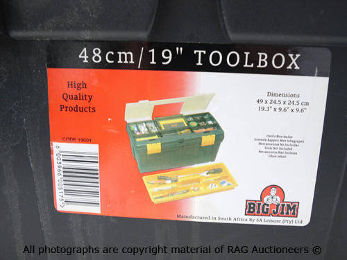 Tool Boxes & Sets - Big Jim 48cm Tool Box was sold for R41.00 on 27 Jul ...