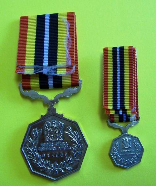 SADF & SANDF - SADF - Southern Africa Medal - (Regular size) - number ...