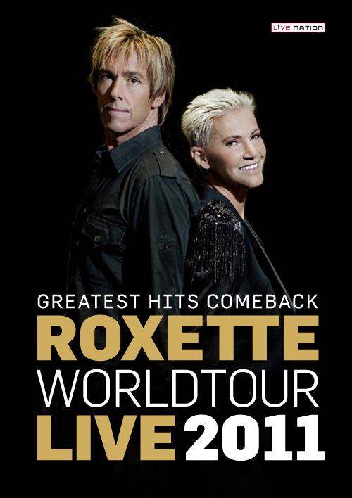 Concert Tickets - Roxette World Tour 2011 Ticket - Grand Arena, Grand ...