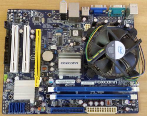 Motherboard & CPU Bundles - Foxconn Desktop Board G41MXE + Pentium Dual ...