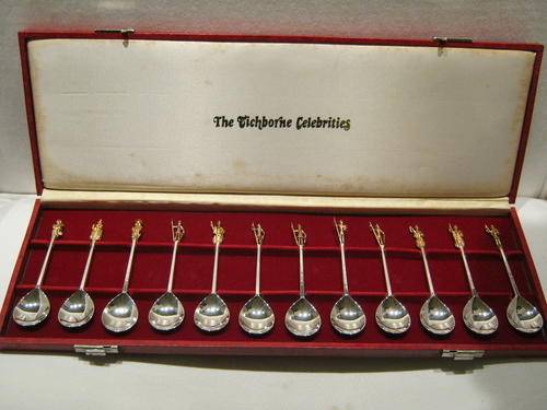 Silver - The Tichborne Celebrities SA Silver Hallmarked Spoons Signed ...