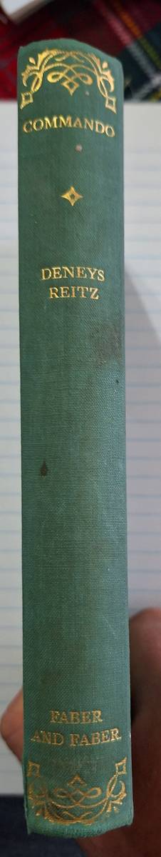 Books - (BOER WAR) COMMANDO - DENEYS REITZ - FABER LIBRARY NO 12 was ...