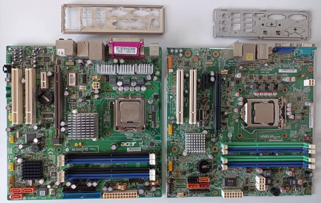 Motherboard & CPU Bundles - Lenovo motherboard with i5-2500 and Acer ...