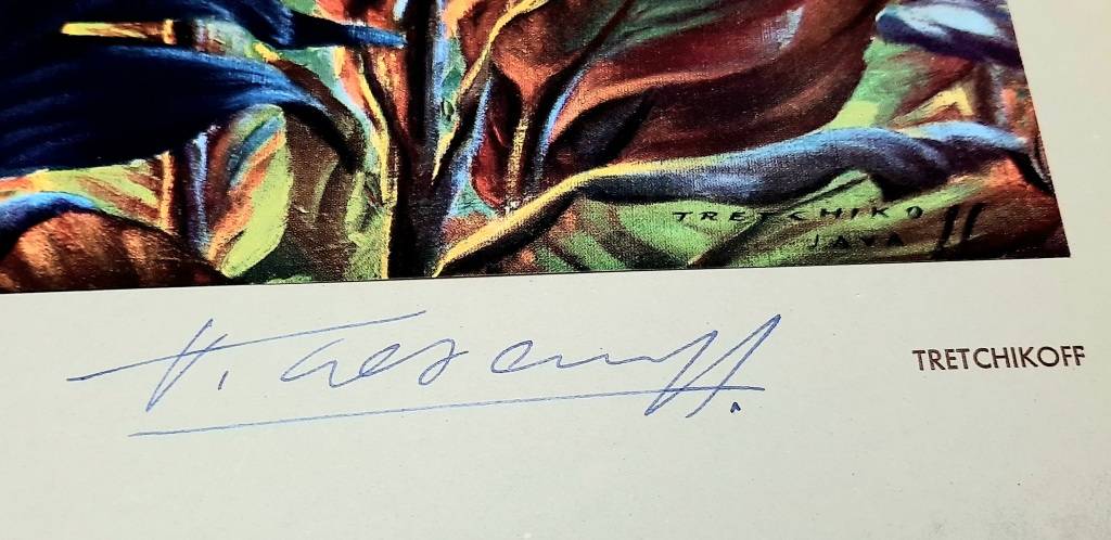 Limited Editioned Prints - **RARE: Hand-Signed Vladimir Tretchikoff ...