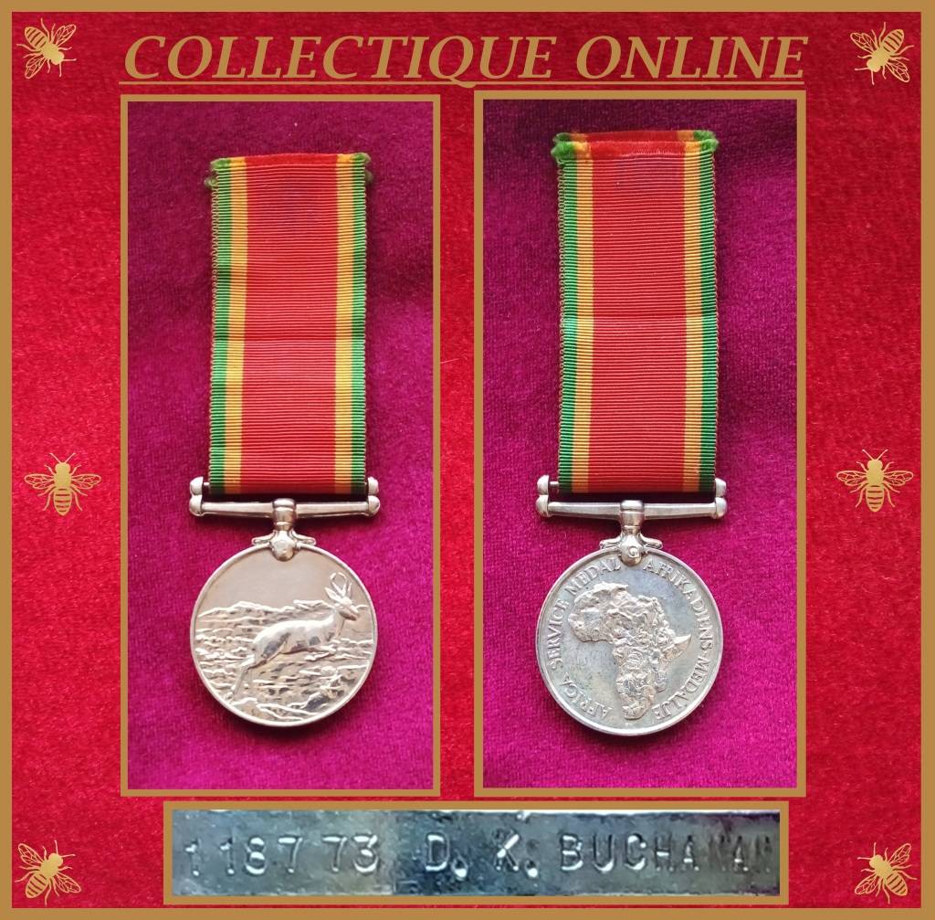 World War 2 - World War II : Africa Service Medal : To 118.773 D. K ...