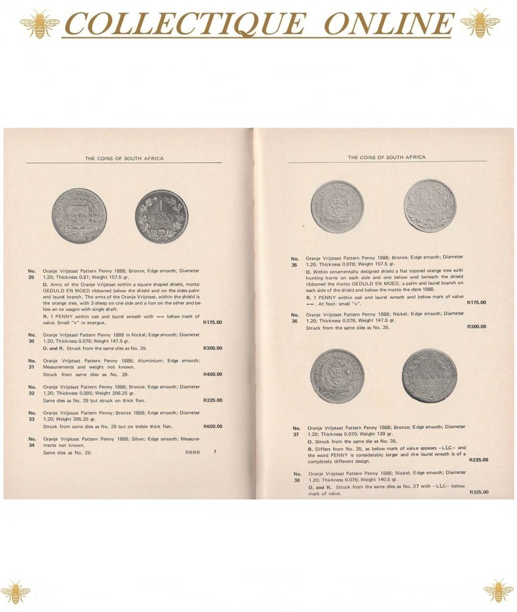 Books & Catalogues - 1972 : Old Coin Book (THE COINS OF SOUTH AFRICA ...