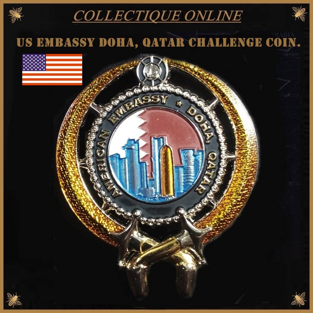 The Americas - USA : RARE HIGH VALUE : EMBASSY COIN : Marine Security ...