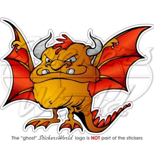 Other Decals & Emblems - DEVIL Hell Dragon BAT MONSTER Beast Vinyl ...
