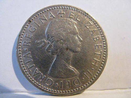 Other International Coins - 1956 BRITISH ONE SHILLING. FID DEF. GRATIA REGINA ELIZABETH II DEI ...