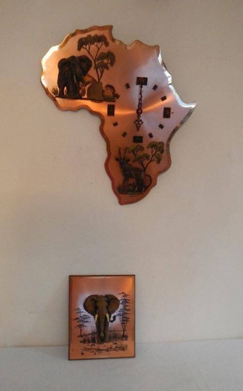 Other Artwork - Vintage Copper African clock, still made in Salisbury ...