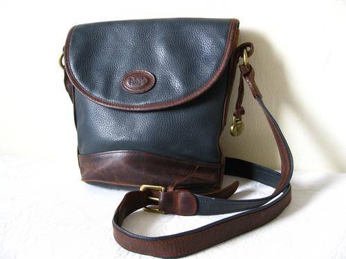 Handbags & Bags - AUTHENTIC PRINGLE OF SCOTLAND PVC NAVY BAG WITH BROWN ...