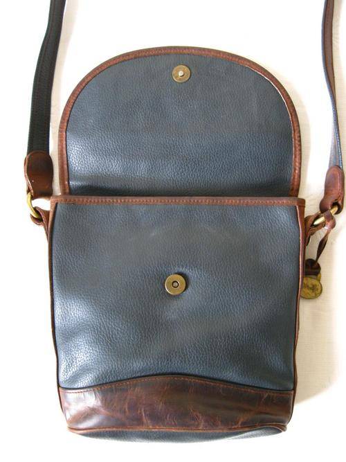 Handbags & Bags - AUTHENTIC PRINGLE OF SCOTLAND PVC NAVY BAG WITH BROWN ...